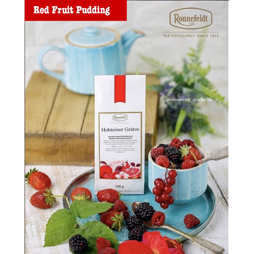 Ronnefeldt Loose Tea - Red Fruit Pudding 100g bag | Shopee Thailand