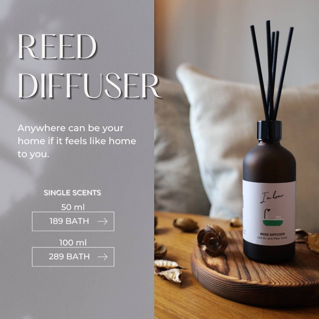 ก้านไม้หอม Single Scent (Reed Diffuser) | Shopee Thailand