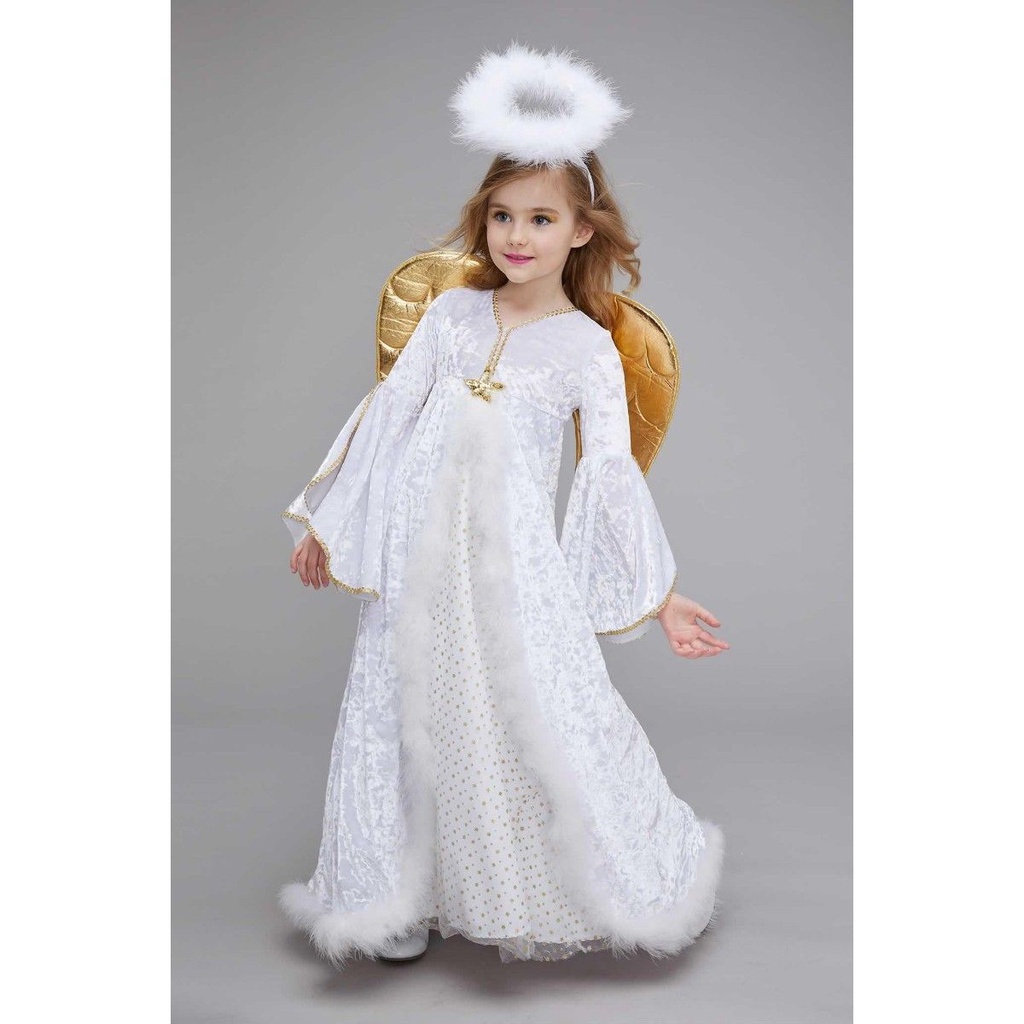 ชุดนางฟ้า Golden Angel Costume for kids angel dress for kids girl ...