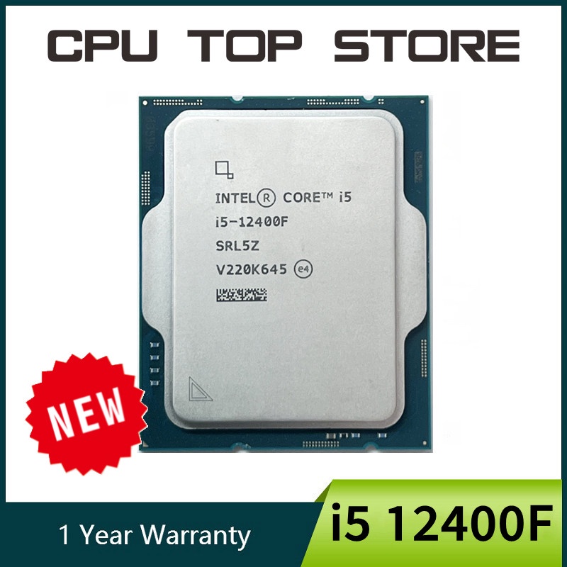 โปรเซสเซอร์ CPU Intel Core i5-12400F i5 12400F 2.5 GHz 6-Core 12-Thread ...