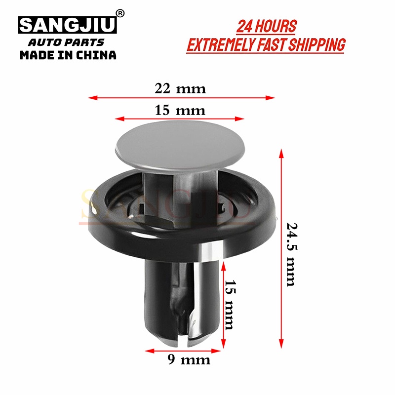 คลิปกันชนเครื่องยนต์ สําหรับ Toyota 4Runner Rav4 Scion XB 90467- 50 ...