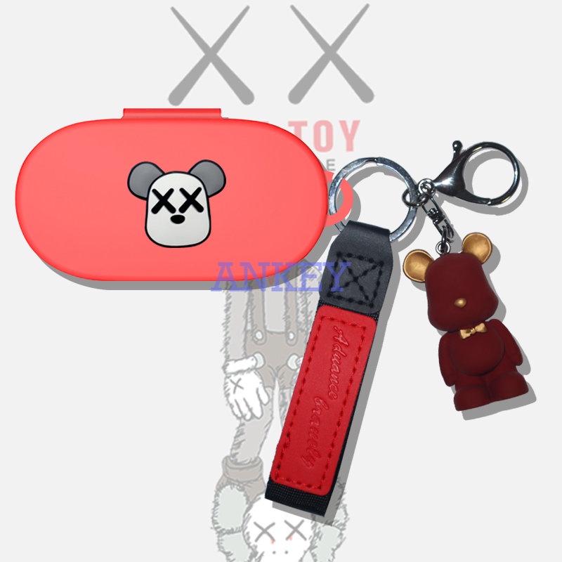 Soundpeats True Free2 / Sonic Pro เคสหูฟังซิลิโคน Red Kaws Earbuds Soft ...