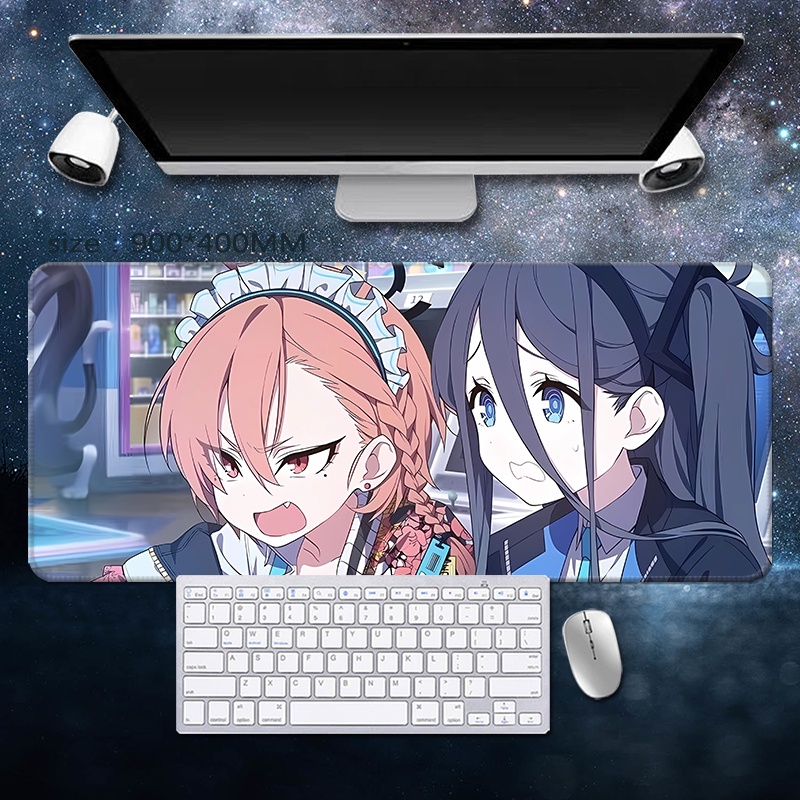 Blue Archive mouse pad oversized sorasaki hina/Misono Mika/Sunaōkami Shiroko gaming keyboard pad ...