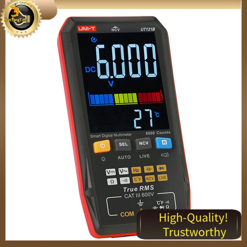 Smart Digital Multimeter UT122 AC DC Voltage Tester Multimeter True RMS ...