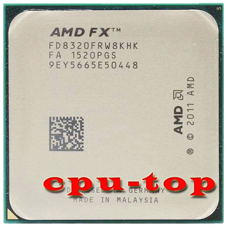 ส่งฟรี ซ็อกเก็ตโปรเซสเซอร์ CPU AMD FX-Series FX-8320 FX 8320 3.5 GHz FD8320FRW8KHK AM3+ 4ZUV ...