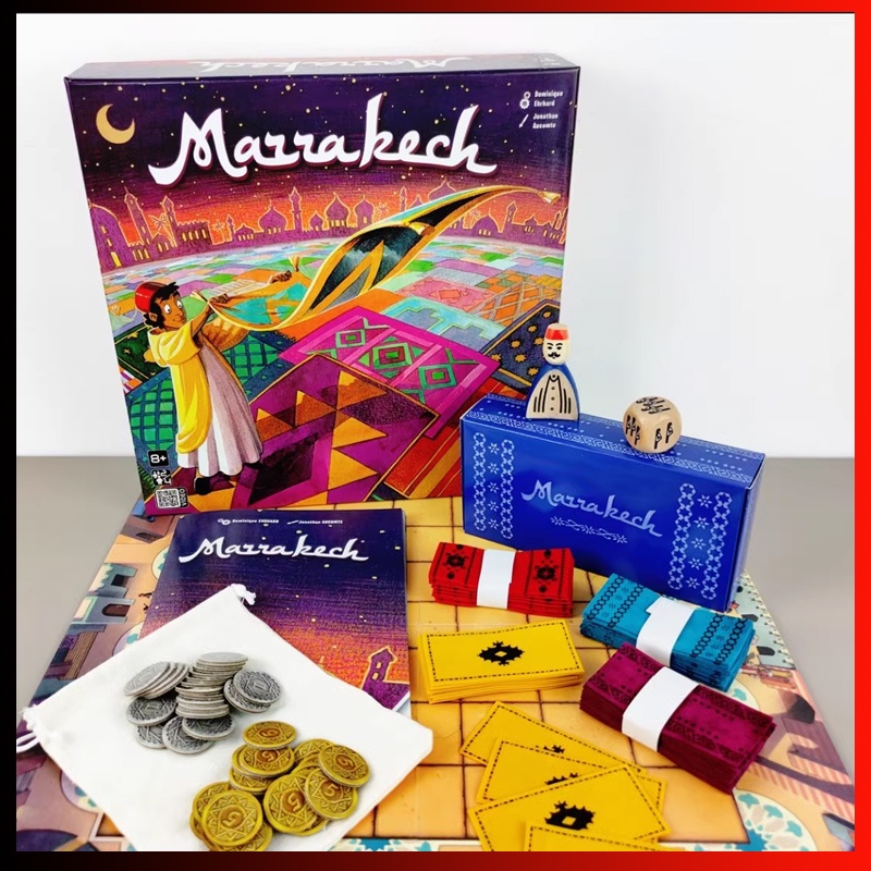 Marrakech Board Game Family Game เกมกระดานกลยุทธ์ สําหรับครอบครัว พ่อ ...