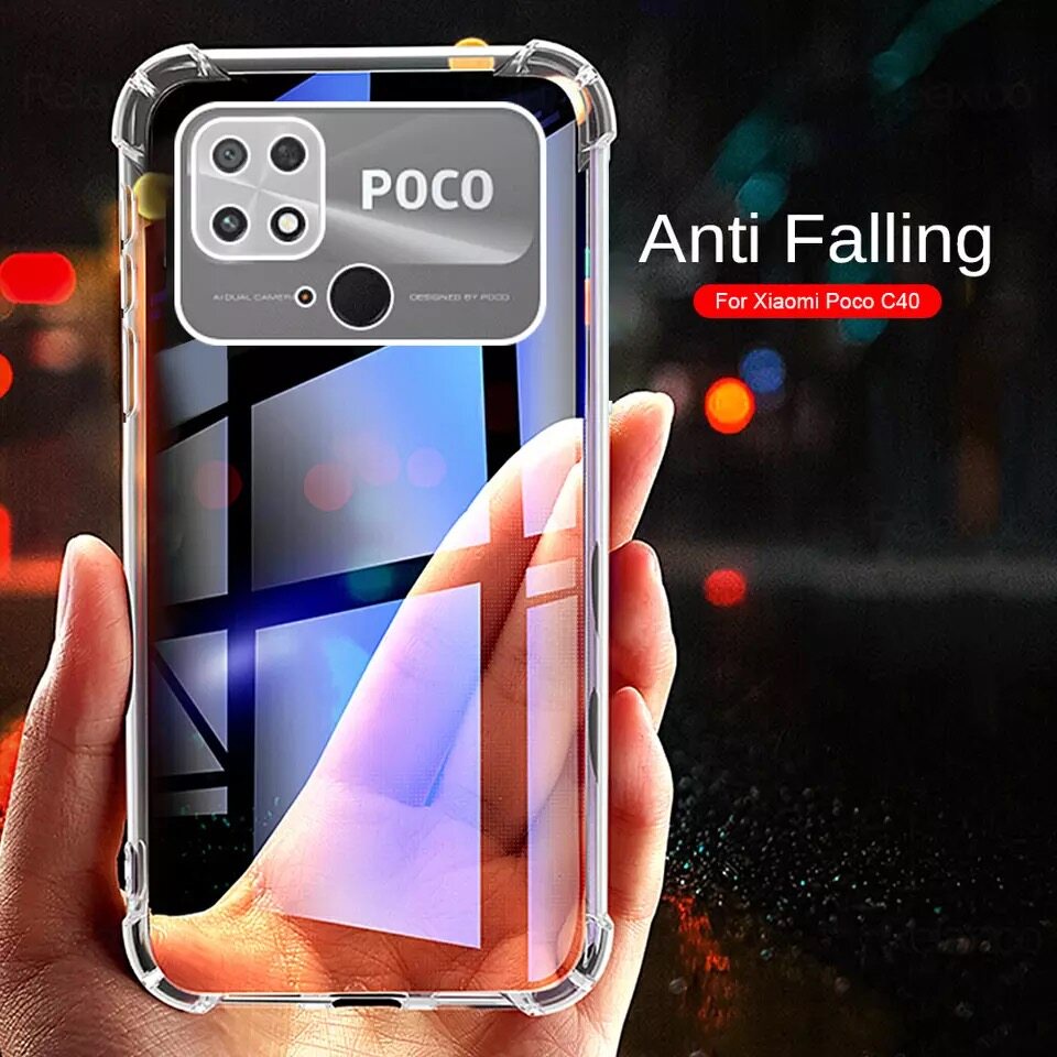 Case POCO C40 เคสโทรศัพท์ Poco C40 เคสโทรศัพท์ เคสนิ่ม Shockproof ส่ง ...