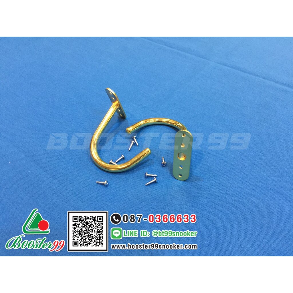 [KM04] ขอวางไม้เร็ท แบบยึดใต้โต๊ะ เหล็กชุบทอง (1คู่) | Shopee Thailand