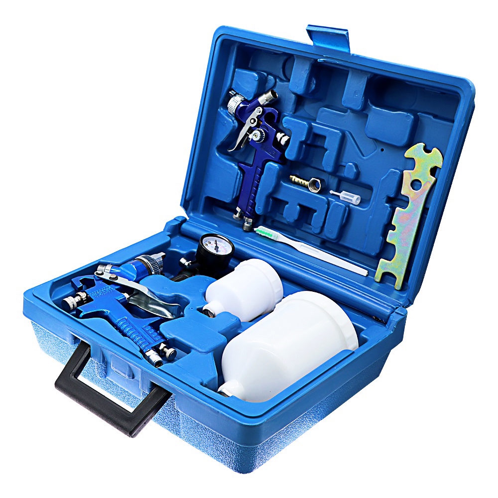 Nasedal 1.4mm 0.8mm HVLP Sprayer kit Car Paint Tool 600ml 125ml Cup ...