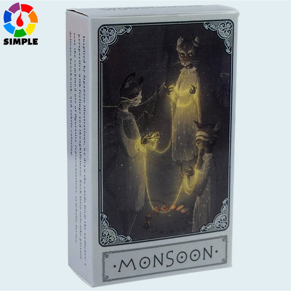 Monsoon Tarot Oracle Card For Entertainment Fate Prophecy Divination 80 ...