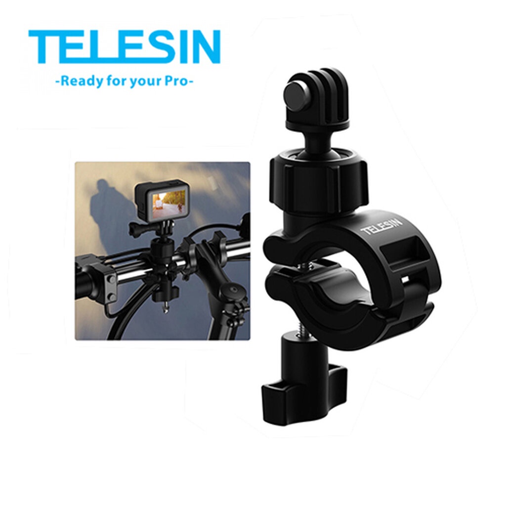 Telesin 360 Degree Rotation Handlebar Mount Bike Bicycle Motorcycle ...