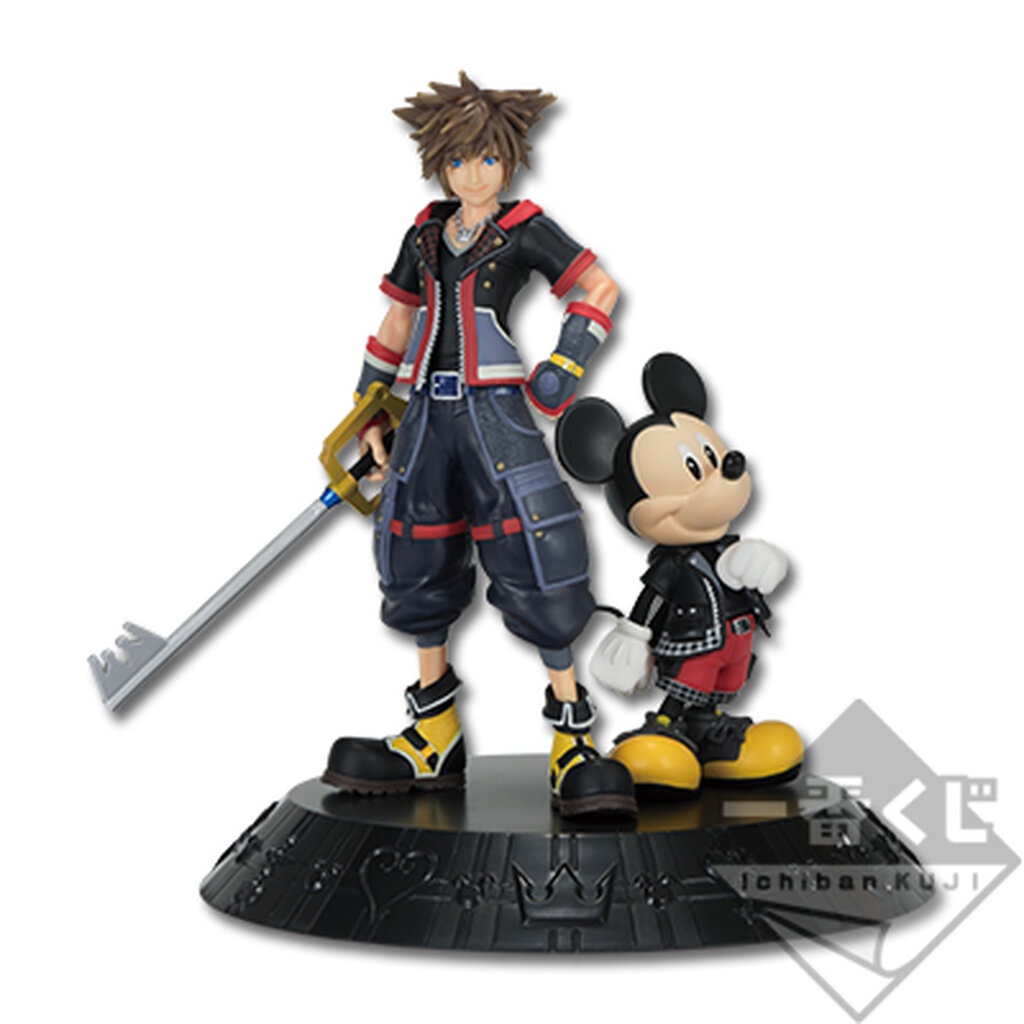 Sora & Mickey Mouse ของแท้ JP - Ichiban Kuji Banpresto [โมเดล Kingdom ...