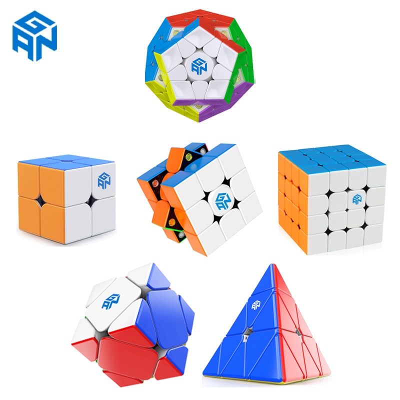 Gan 3x3 2x2 Cube ลูกบาศก์มายากลความเร็ว Cube ป้องกัน Gan 251 Gan 356 RS ...