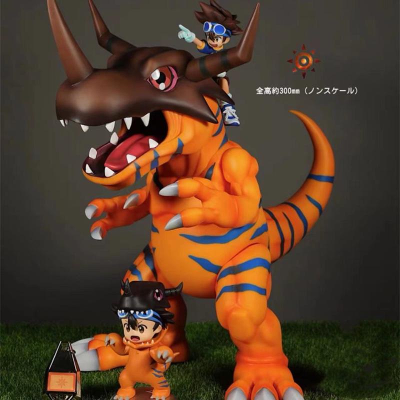 ใหม่ ฟิกเกอร์อนิเมะ Digimon Tyrannosaurus Beast Sacred Angel Beast ...