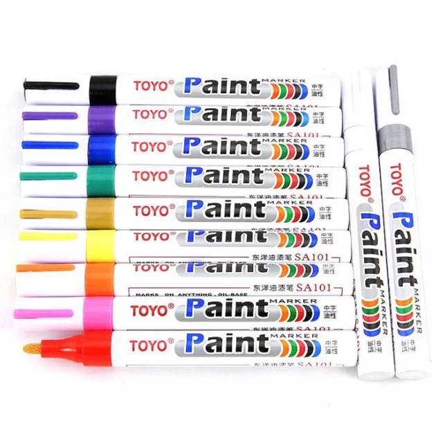 ⭐85MQS8 ลดสูงสุด 30฿⭐ ปากกาเขียนยาง TOYO Paint Pen โตโย MARKER ปากกา ...