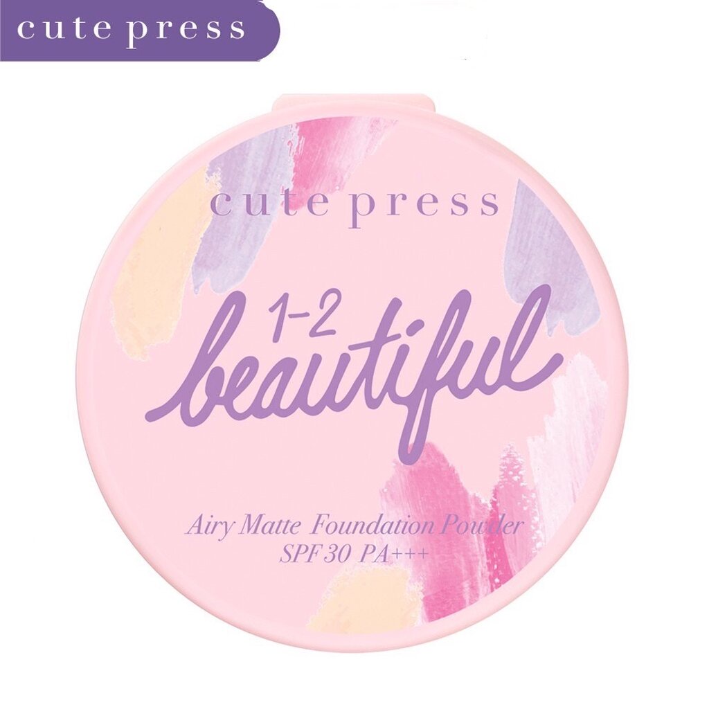 Cute Press 1-2-Beautiful Airy Matte Foundation Powder SPF30 PA+++ 5กรัม ...