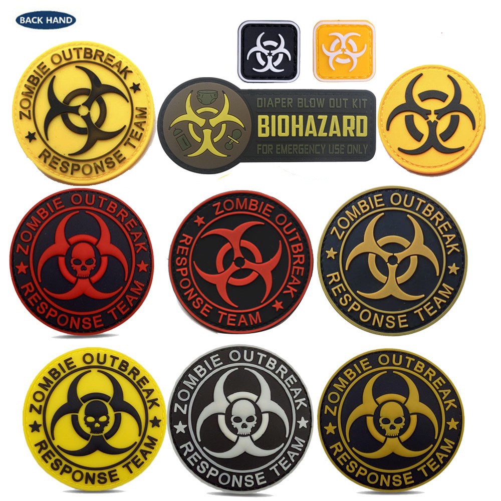 Biohazard Series แพคเกจอุปกรณ์จับคู่ PVC อีพ็อกซี่แบบใช้แล้วทิ้ง Velcro ...