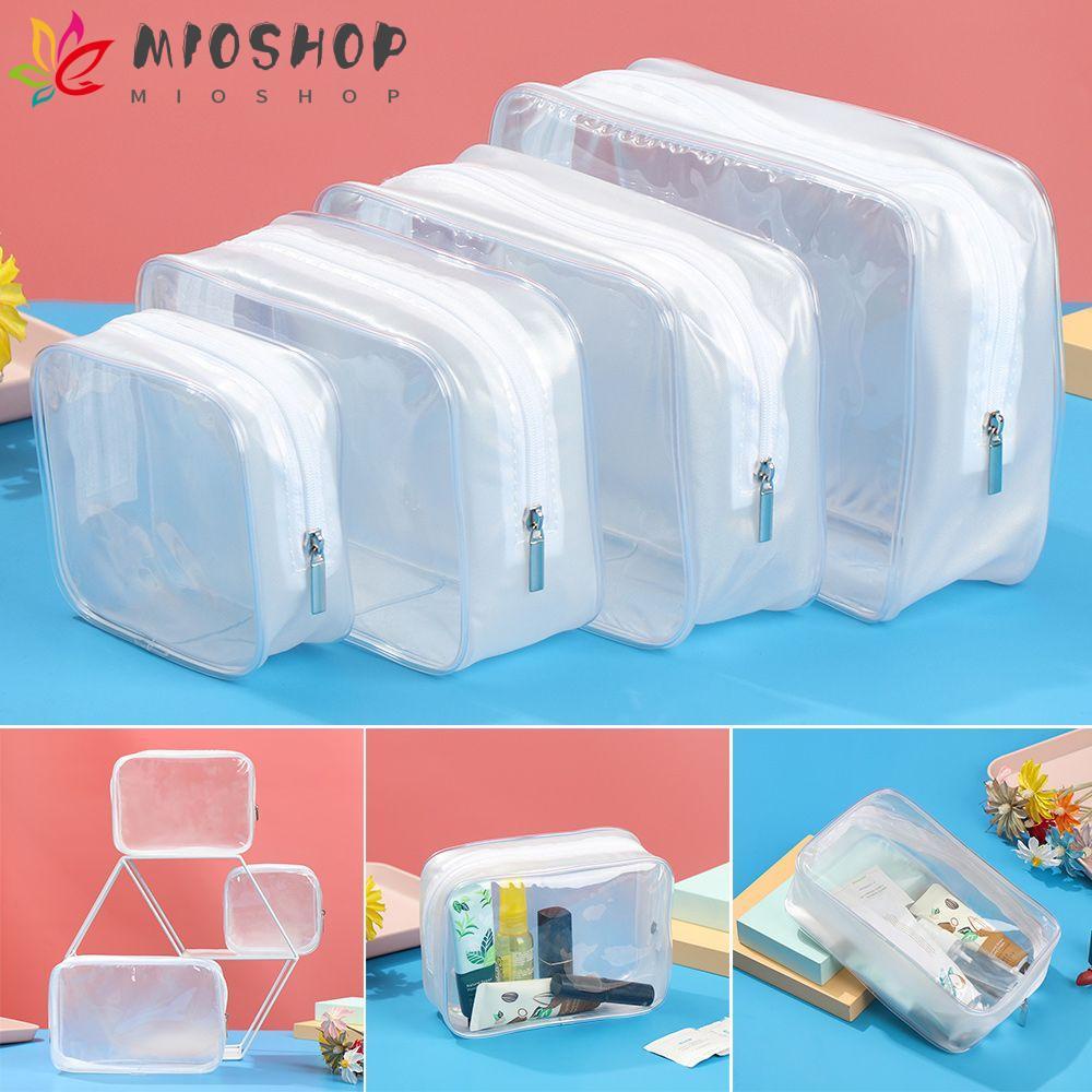 MIOSHOP กระเป๋าเครื่องสําอาง PVC แบบใส คุณภาพสูง | Shopee Thailand