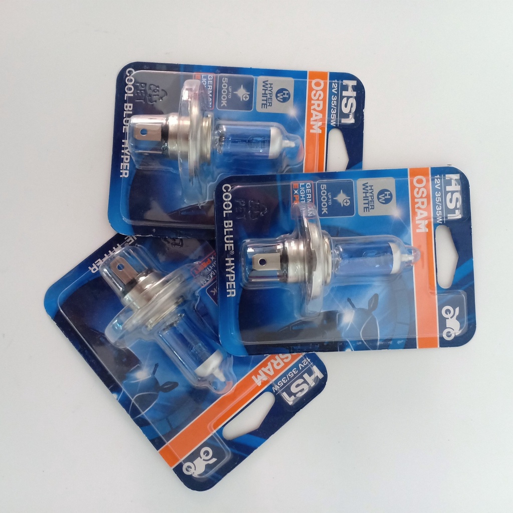 หลอดไฟหน้า OSRAM HS1 Cool Blue Hyper (62185-CBH.01B) ออสแรม หลอดไฟ ...