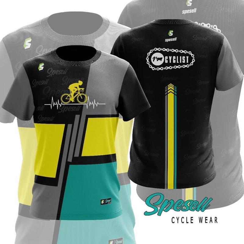 พร้อมส่ง เสื้อยืด Baju Basikal Premium | Shopee Thailand