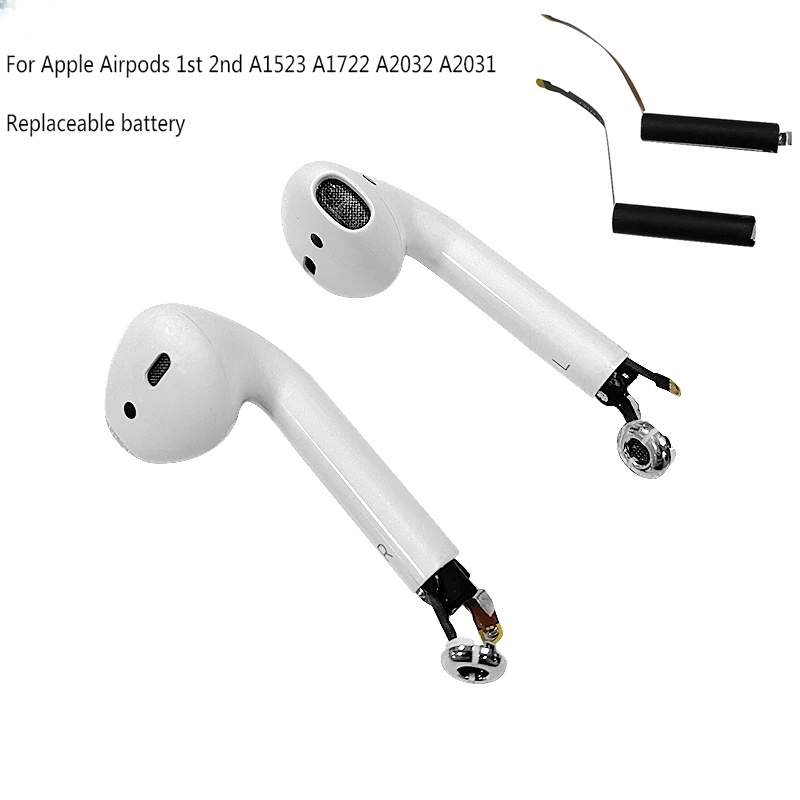 อะไหล่แบตเตอรี่ แบบเปลี่ยน สําหรับ airpods 1st 2nd A1604 A1602 A1523 ...