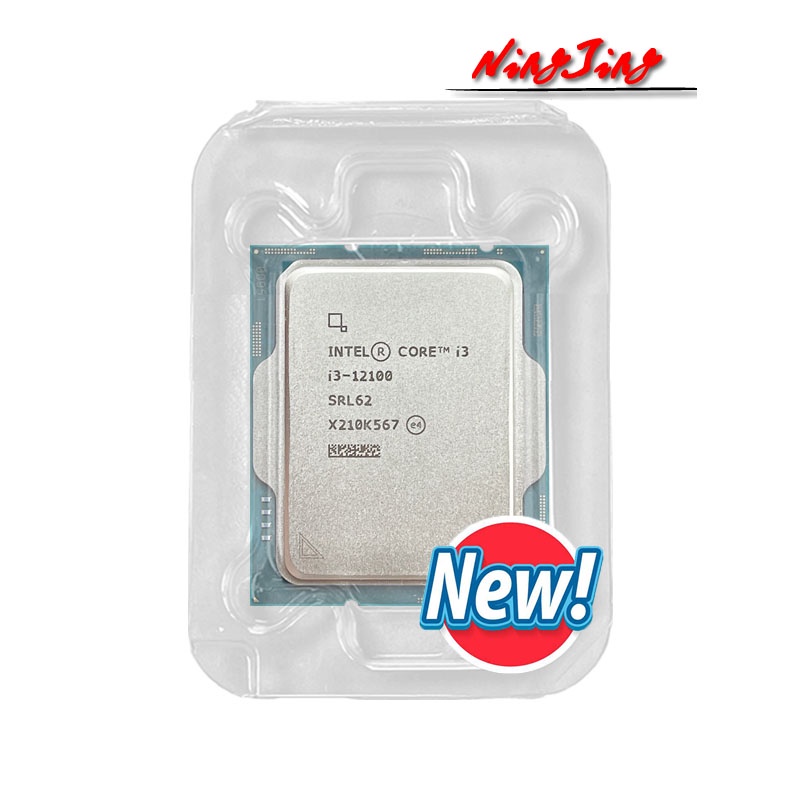 โปรเซสเซอร์ CPU Intel Core i3-12100 i3 12100 3.3 GHz 4-Core 8-Thread ...