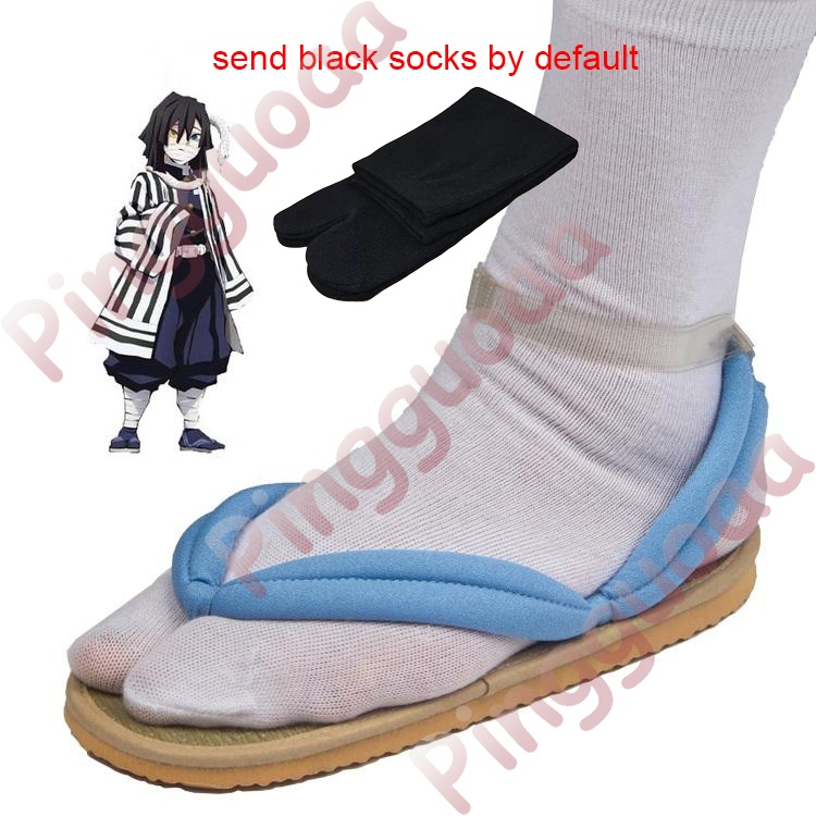 Anime Demon Slayer Kimetsu No Yaiba Cosplay Shoes Kamado Tanjirou ...