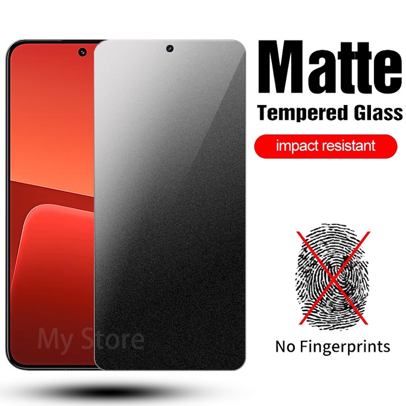 หน้าจอกระจกนิรภัยป้องกันลายนิ้วมือใช้สำหรับ Xiomi Xiaomi Mi 14 14T 13T 13 12 12T 11 11T 9 9T SE ...