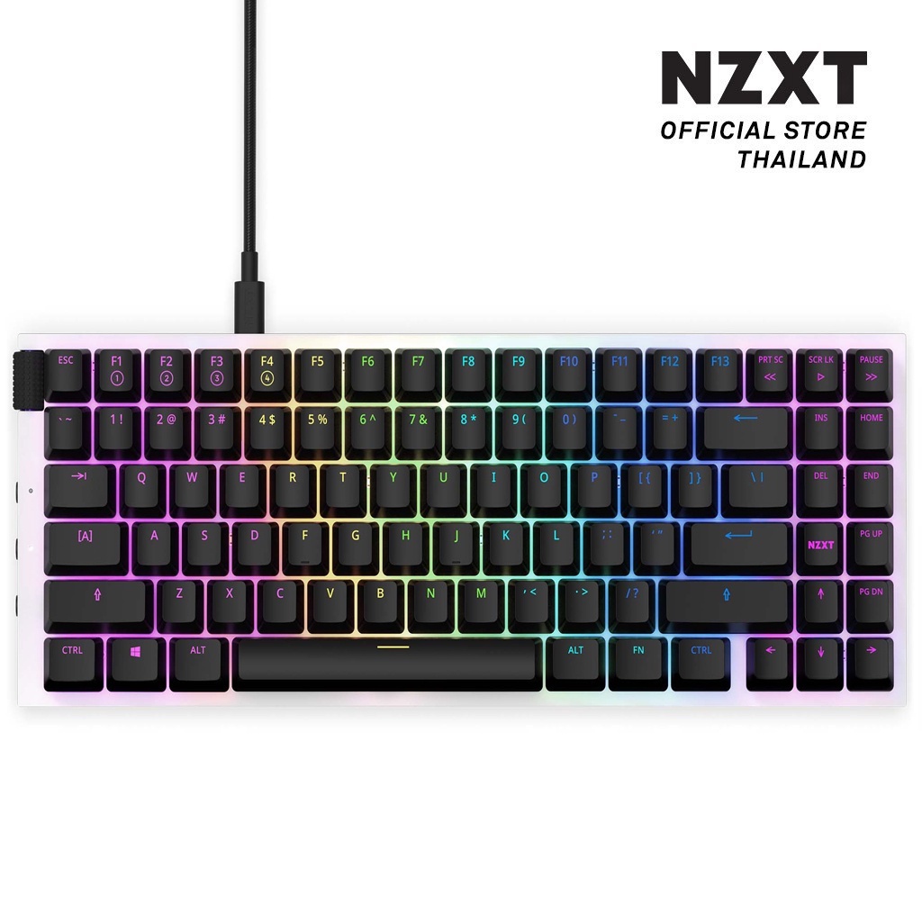 NZXT KEYBOARD FUNCTION MINI TKL BLACK/WHITE (US ENGLISH ANSI) | Shopee ...
