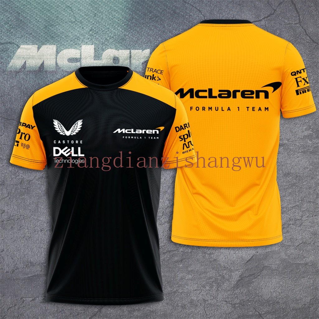 เสื้อยืดแขนสั้น พิมพ์ลาย Formula One McLaren F1 Racing Teams Splunk ...