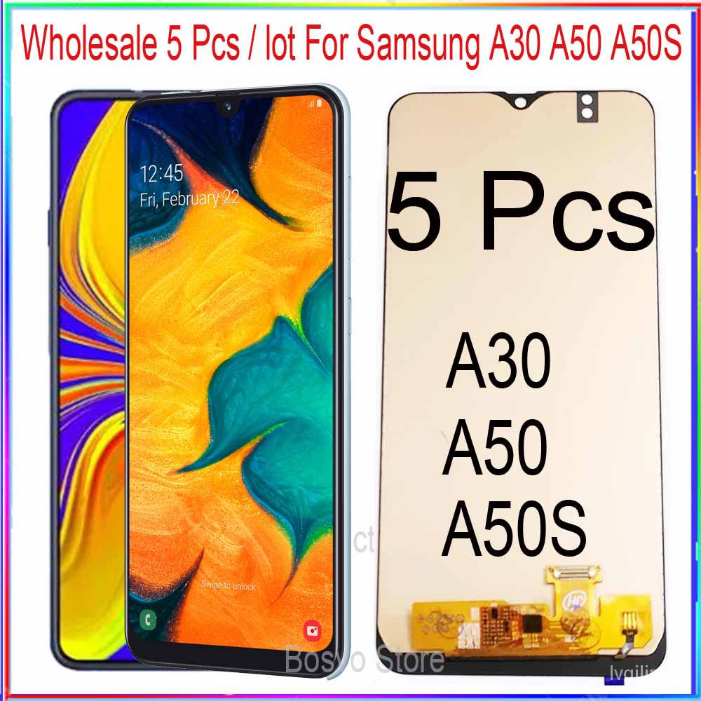 ขายส่ง หน้าจอแสดงผล LCD พร้อมกรอบสัมผัส สําหรับ Samsung A30 A50 A50S A305 A305F DS A505 A507 5 ...