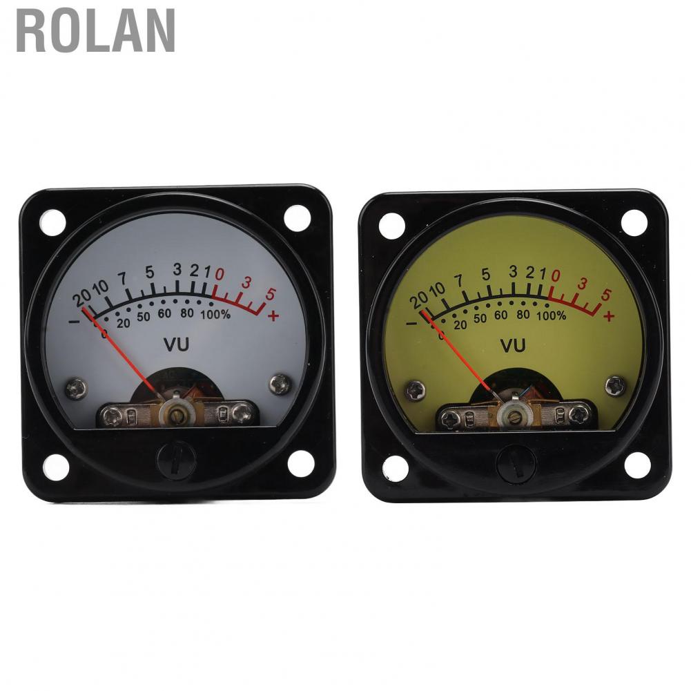 Rolan VU Panel Meter Audio VU Meter 12V Light for Audio Recording ...