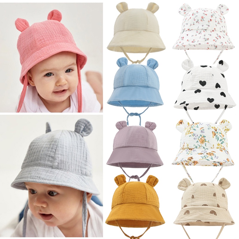 หมวกบักเก็ต ผ้าฝ้าย แบบนิ่ม สีพื้น สไตล์ชาวประมง เหมาะกับฤดูใบไม้ผลิ ...