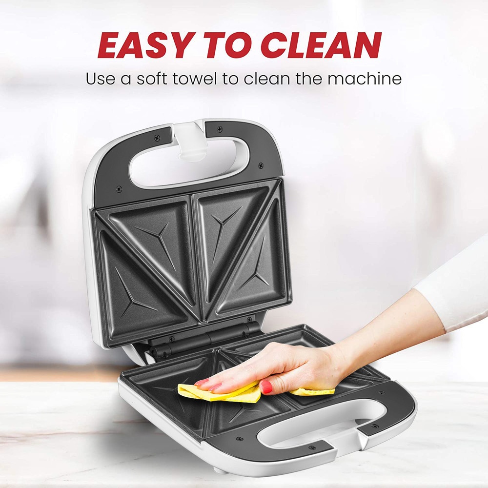 GlobalHouse CLOSE เครื่องทำแซนด์วิช 700 วัตต์ รุ่น KJ-177 ขนาด สีขาว ...