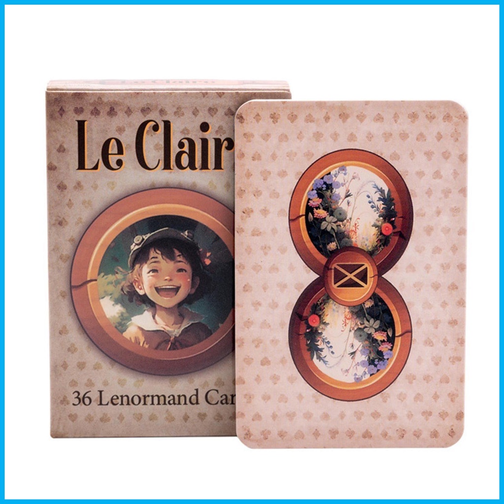 ไพ่ทาโรต์ Le Claire Lenormand Oracle Decks ของเล่นเสริมความบันเทิง สําหรับเด็ก | Shopee Thailand