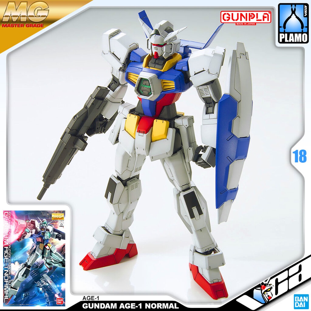 VCA ⭐️ BANDAI GUNPLA MASTER GRADE MG 1/100 GUNDAM AGE-1 AGE 1 NORMAL ประกอบ หุ่นยนต์ โมเดล กัน ...