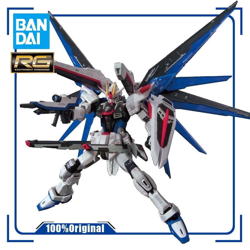 Bandai RG 1/144 THE Gundam BASE LIMITED ZGMF-X10A Freedom Gundam Ver.GCP โมเดลฟิกเกอร์ ของเล่น ...