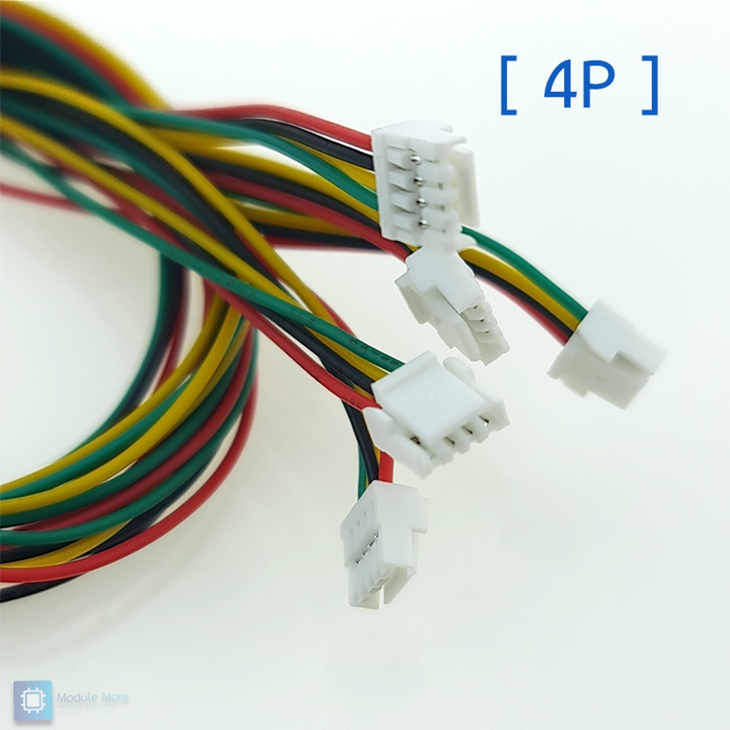 [5 เส้น] หัวต่อ JST GH1.25mm สองหัว ยาวราว 30cm 2P/3/4/5/6P double head 1.25mm spacing ...