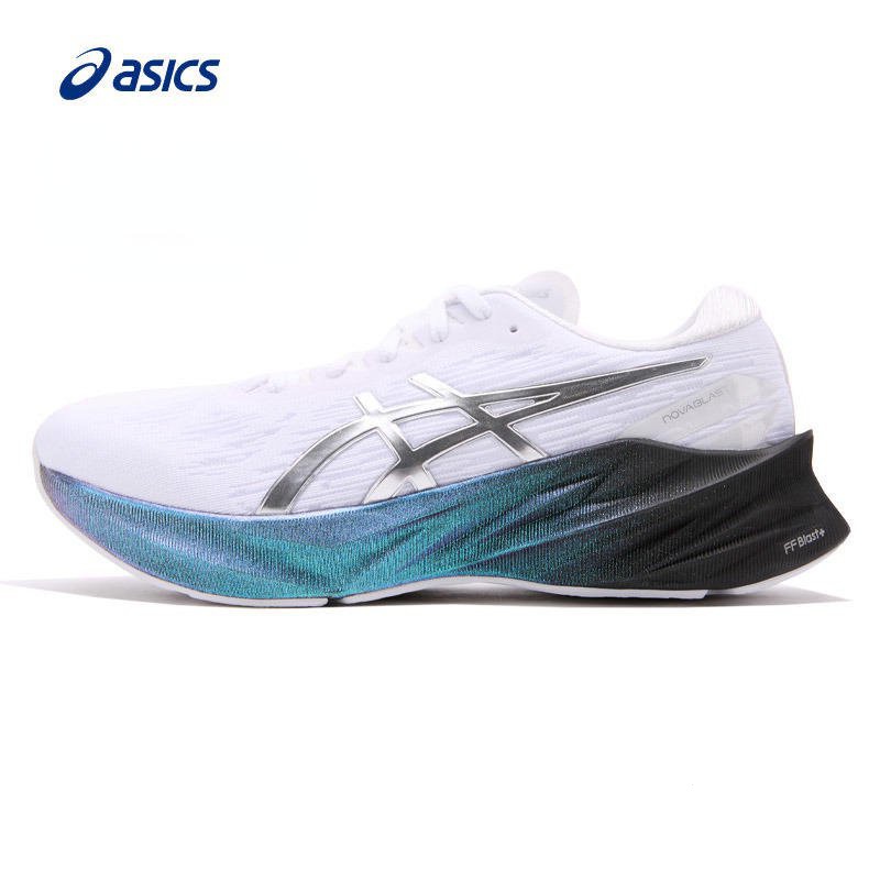 Asics 22ใหม่ของผู้ชายเรือธงรองเท้าวิ่ง novablast 3ทองคำขาวดูดซับแรงกระแทกกีฬา1011B461-100ระบาย ...