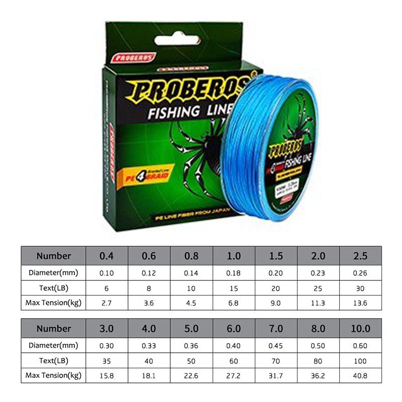 Proberos สายพีอีถัก8 สาย | Shopee Thailand