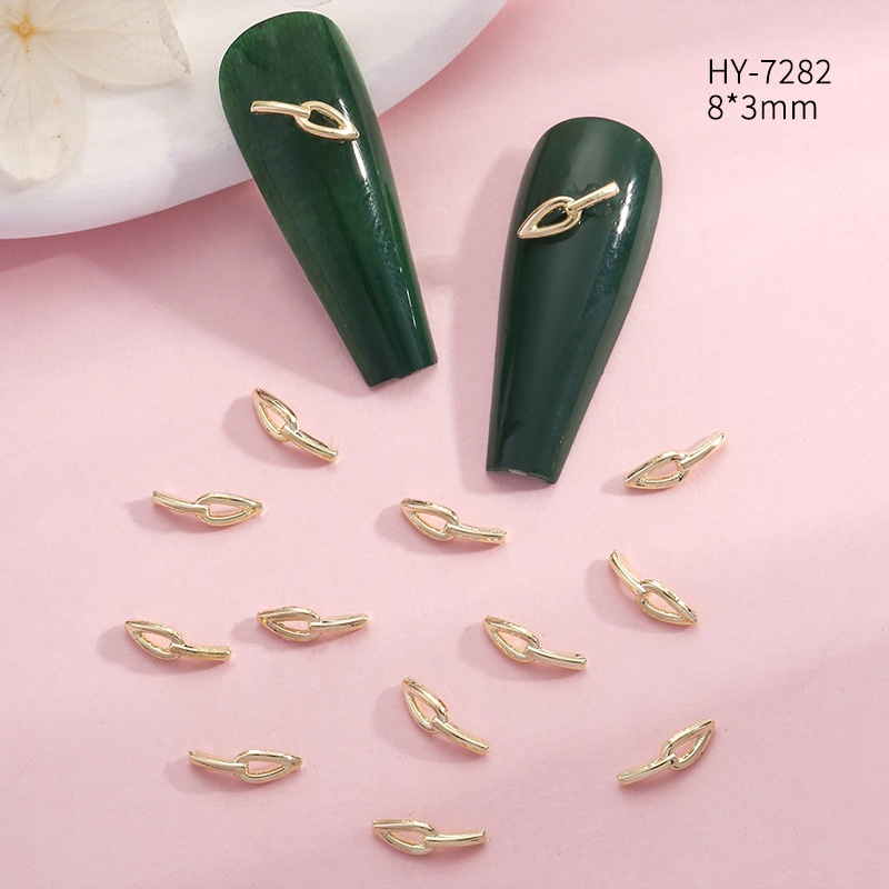 ใหม่ เครื่องประดับตกแต่งเล็บ โลหะถัก อัลลอย | Shopee Thailand