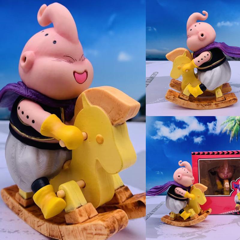 โมเดลตุ๊กตา Dragon Ball Trojan Buu Fat Magic Man Buu Rocking Horse ขนาด ...