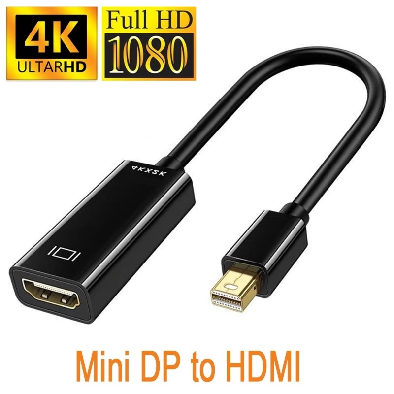 BENOSEM สาย Mini DP to HDMI ,รองรับ 2K 4K 1080P Gold Plated Mini ...