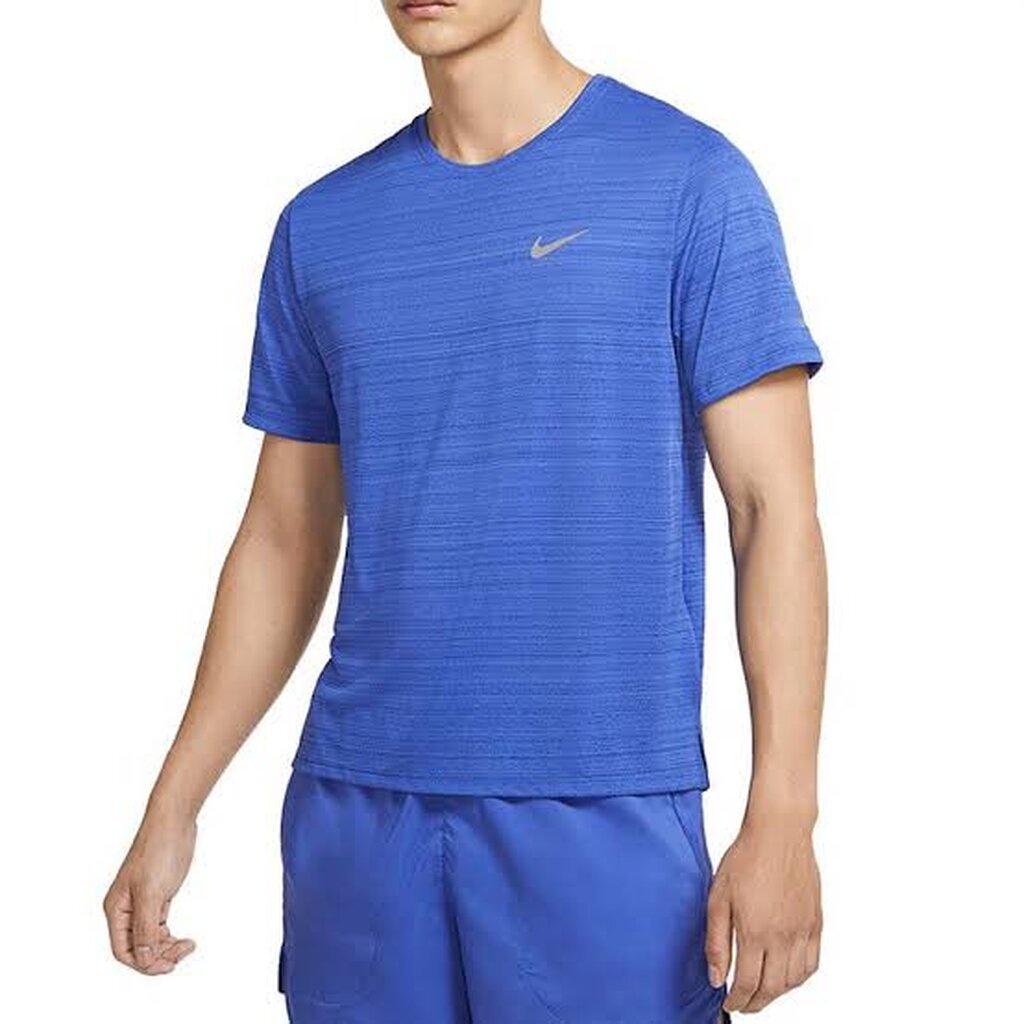 เสื้อวิ่ง Nike Dri-FIT Miler Running Shirt ‘Blue’ (M) | Shopee Thailand