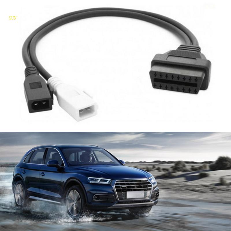 Sun อะแดปเตอร์สแกนเนอร์วินิจฉัย VAG 2Pin เป็น 16Pin OBD 2 สายเคเบิล ...