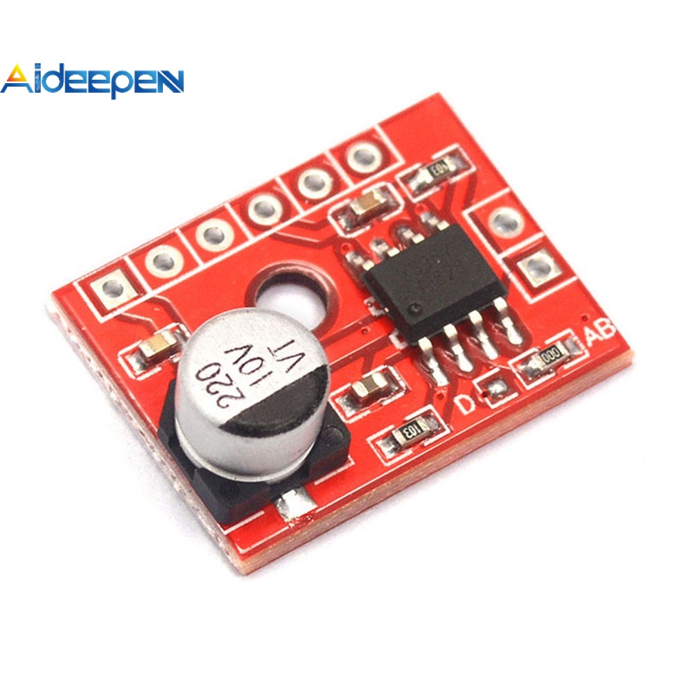 Aideepen บอร์ดขยายเสียงดิจิทัล XS9871 Class A B DC2.5v-5v Mono 5w ...