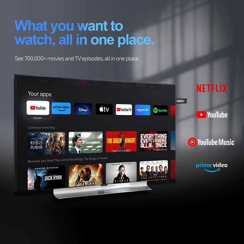 Google TV Stick 4K Netflix ได้รับการรับรอง GT1 S905Y4 Android 11 GTV 5G ...