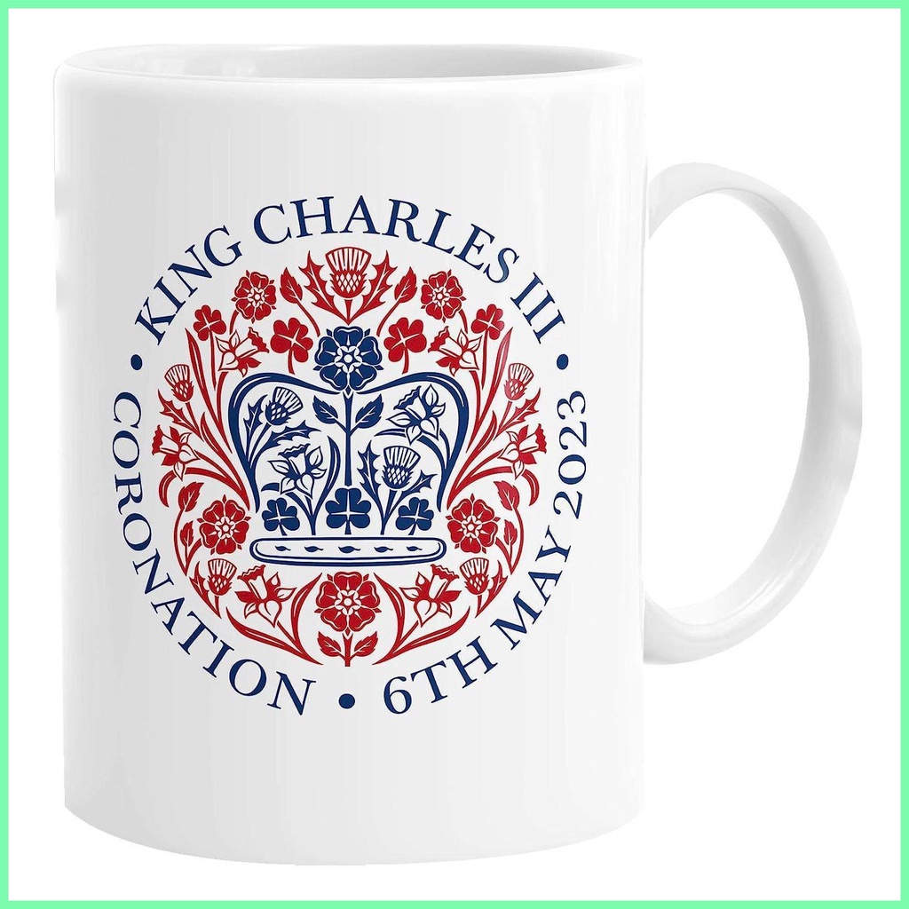 King Charles III Commemorative Mug King of England Coffee Mugs 10.82oz ...