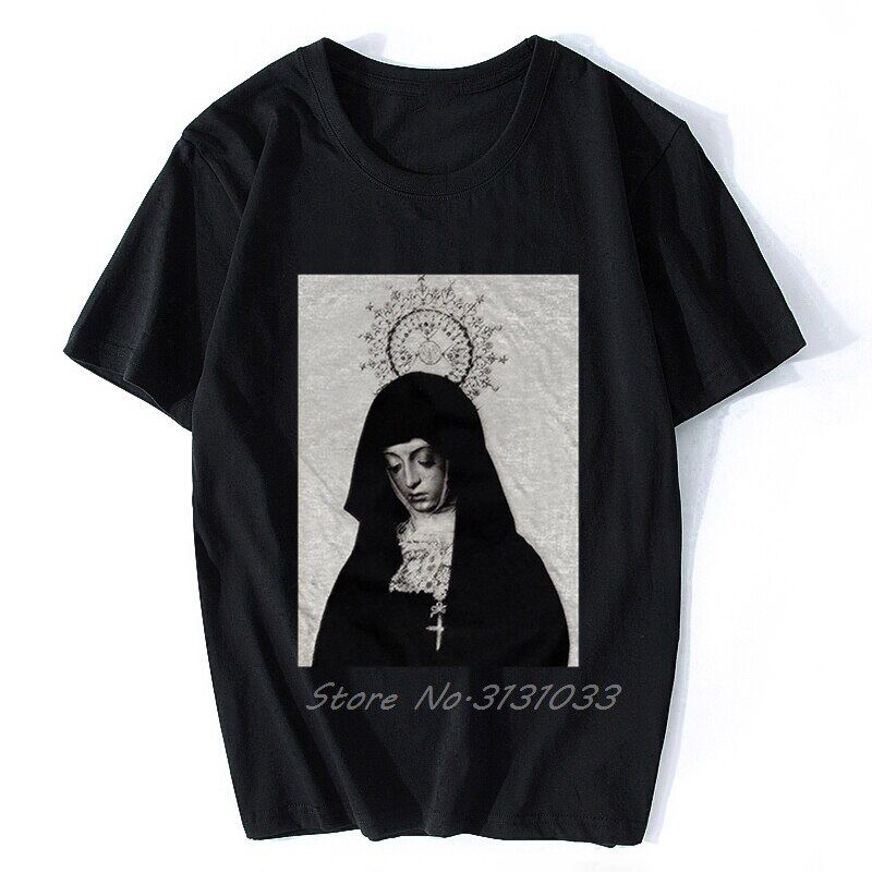 เสื้อยืดแขนสั้นOfficial Bring Me The Horizon Nun T-Shirt Follow You ...