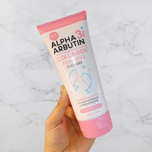 ️ ️ โฟมล้างหน้า คอลลาเจน Alpha Arbutin 3+ Collagen Foaming Cleanser 120ml | Shopee Thailand